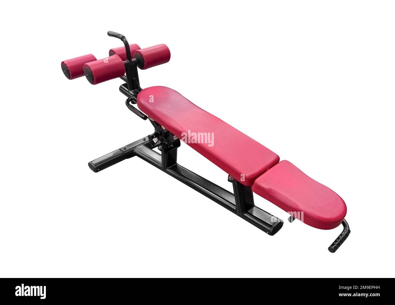 Multifunctional gym machine isolated on white background. Gym equipment ...