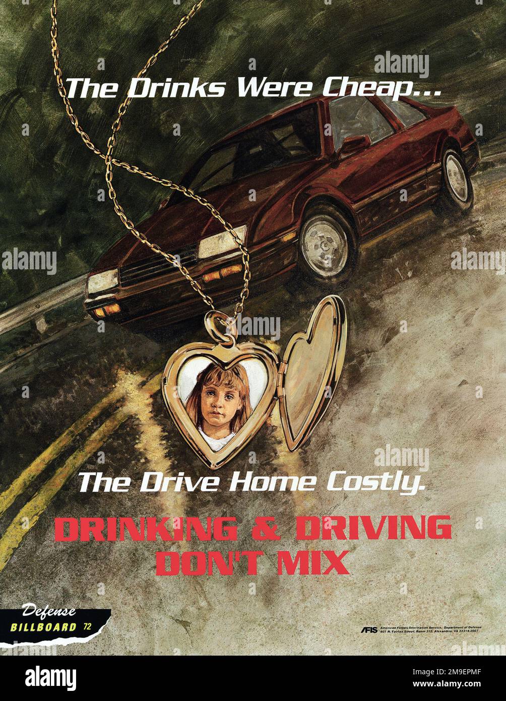 Safe driving poster hi-res stock photography and images - Alamy