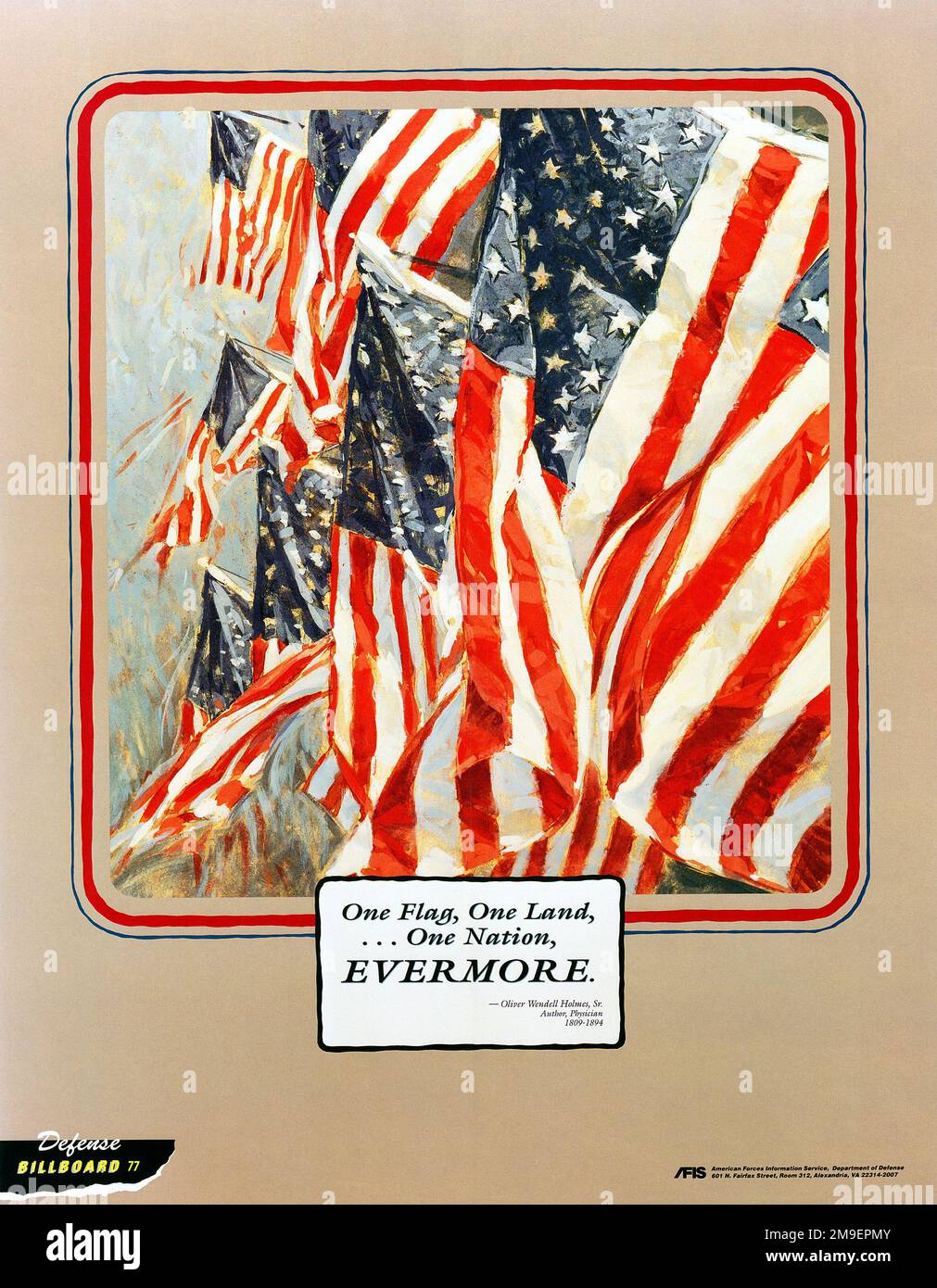 AFIS BILLBOARD POSTERS. ONE FLAG, ONE LAND EVERMORE. DEFENSE BILLBOARD ...