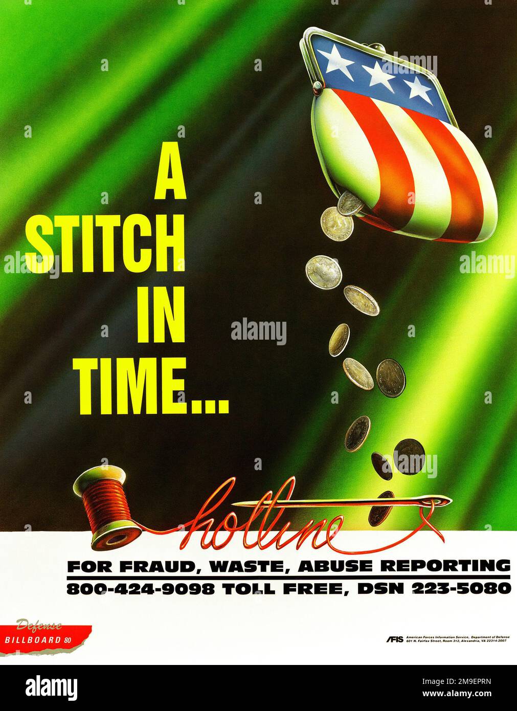 AFIS BILLBOARD POSTERS. FRAUD, WASTE AND ABUSE REPORTING. DEFENSE ...
