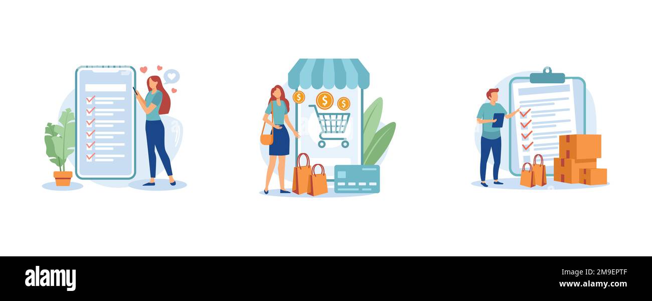 Orders list Stock Vector Images - Alamy