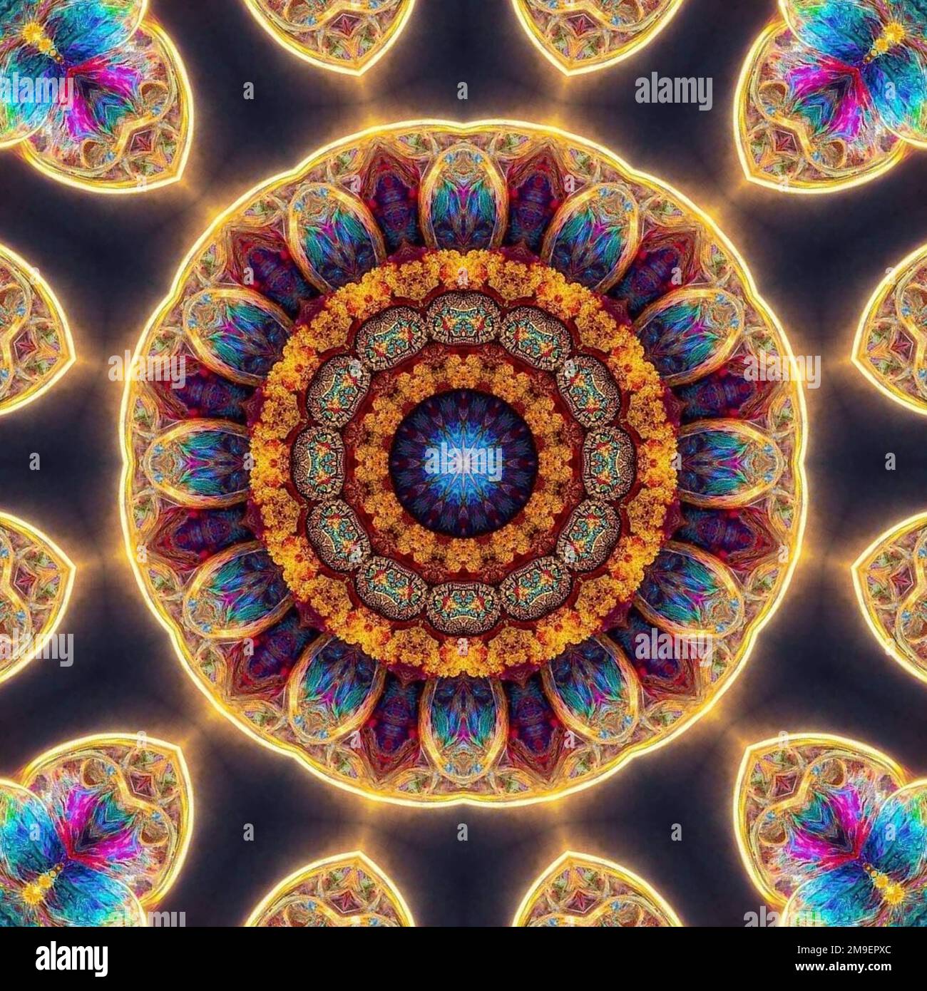 Luxury mandala background with ornament pattern, mystic magic mandala ...