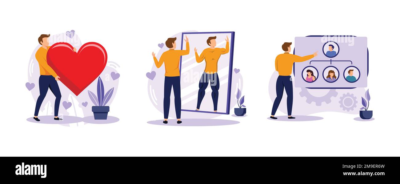 Lack of confidence Stock Vector Images - Alamy