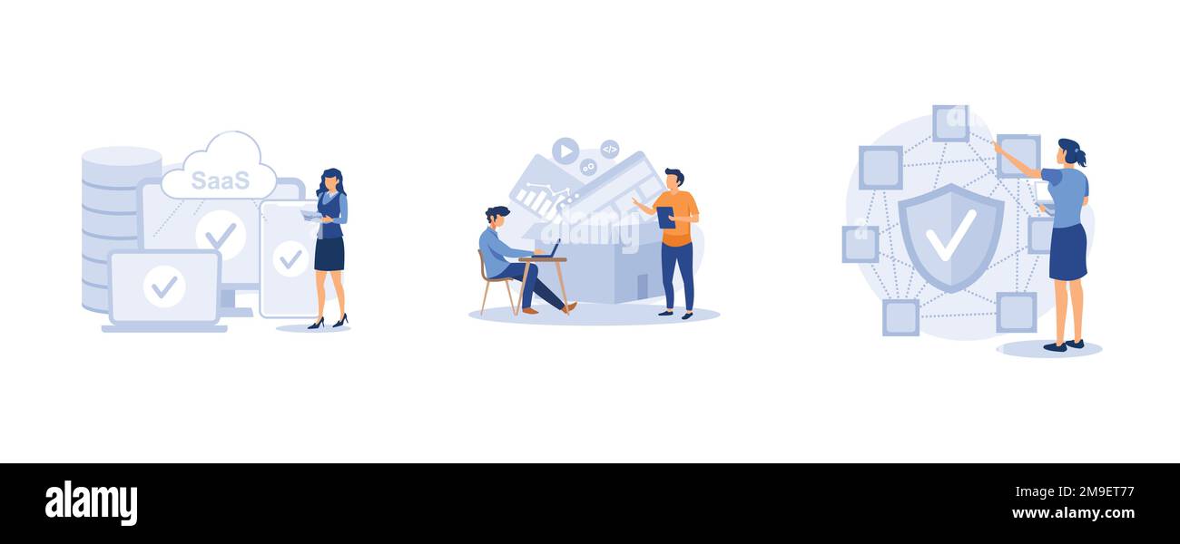 Application service. SaaS technology, packaged software, decentralized ... Application service. SaaS technology, packaged software, decentralized ...
