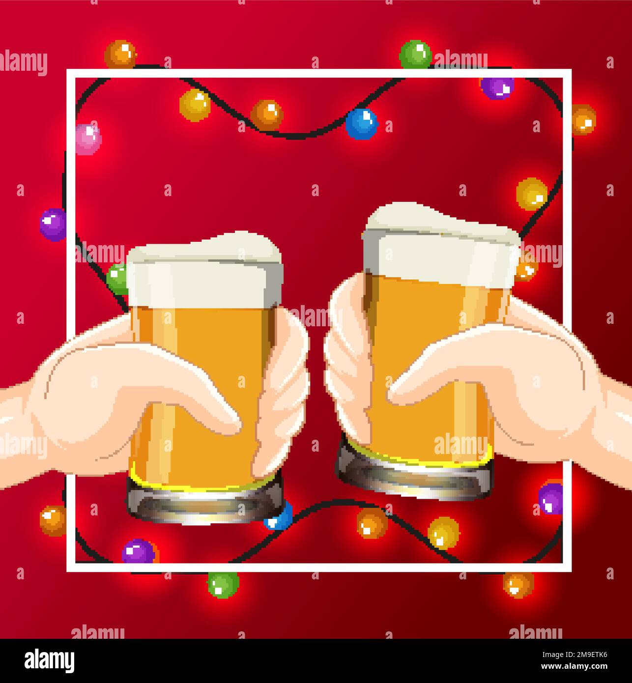 Artistic lighting red background Stock Vector Images - Alamy