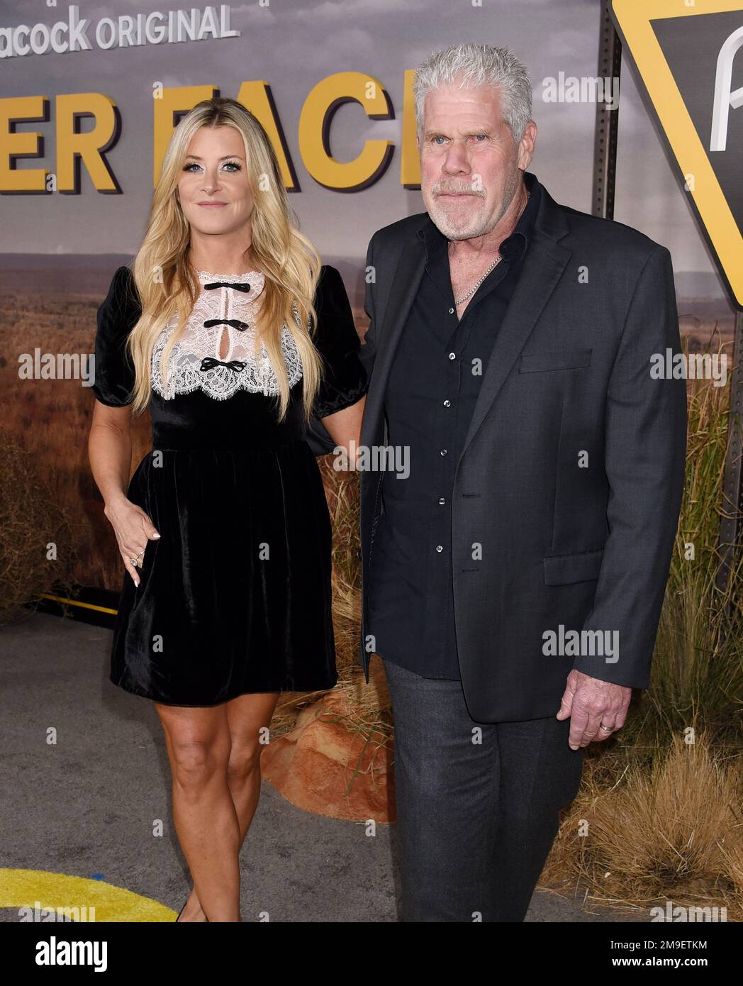 Hollywood, USA. 17th Jan, 2023. Ron Perlman and Allison Dunbar arriving ...