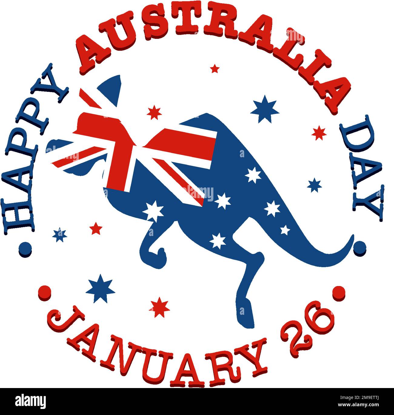Happy Australia Day Banner Design illustration Stock Vector Image & Art ...