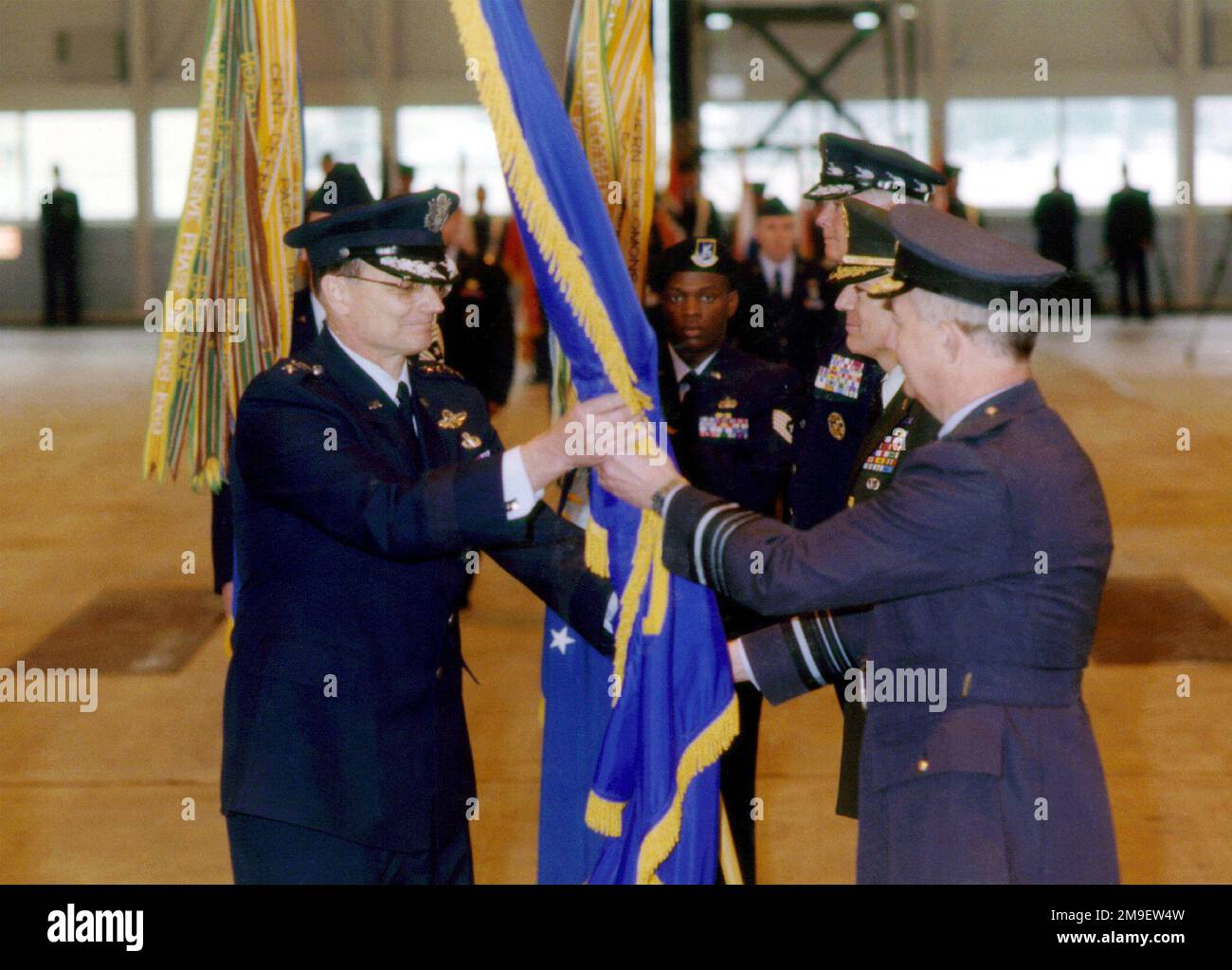 Hangar interior, Change of Command Ceremony, General Gregory S. Martin ...