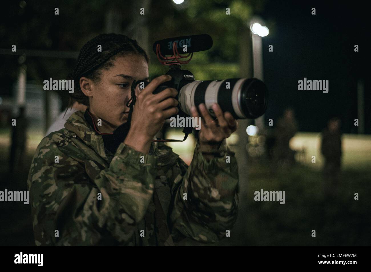 U.S. Army Pfc. Ebony Neal, assigned to 55th Signal Company (Combat ...