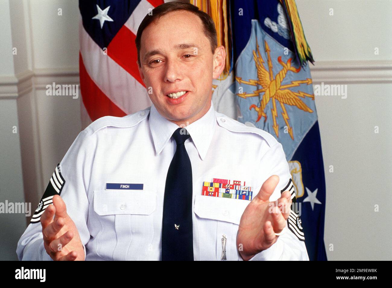 Frederick J. Finch, CHIEF MASTER Sergeant of the Air Force, talks about ...