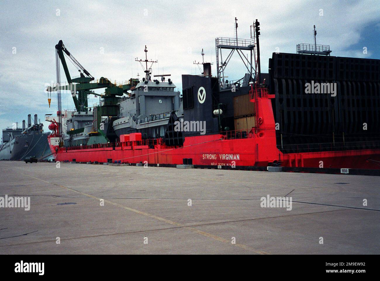 Port quarter view of the Military Sealift Command (MSC) Afloat ...