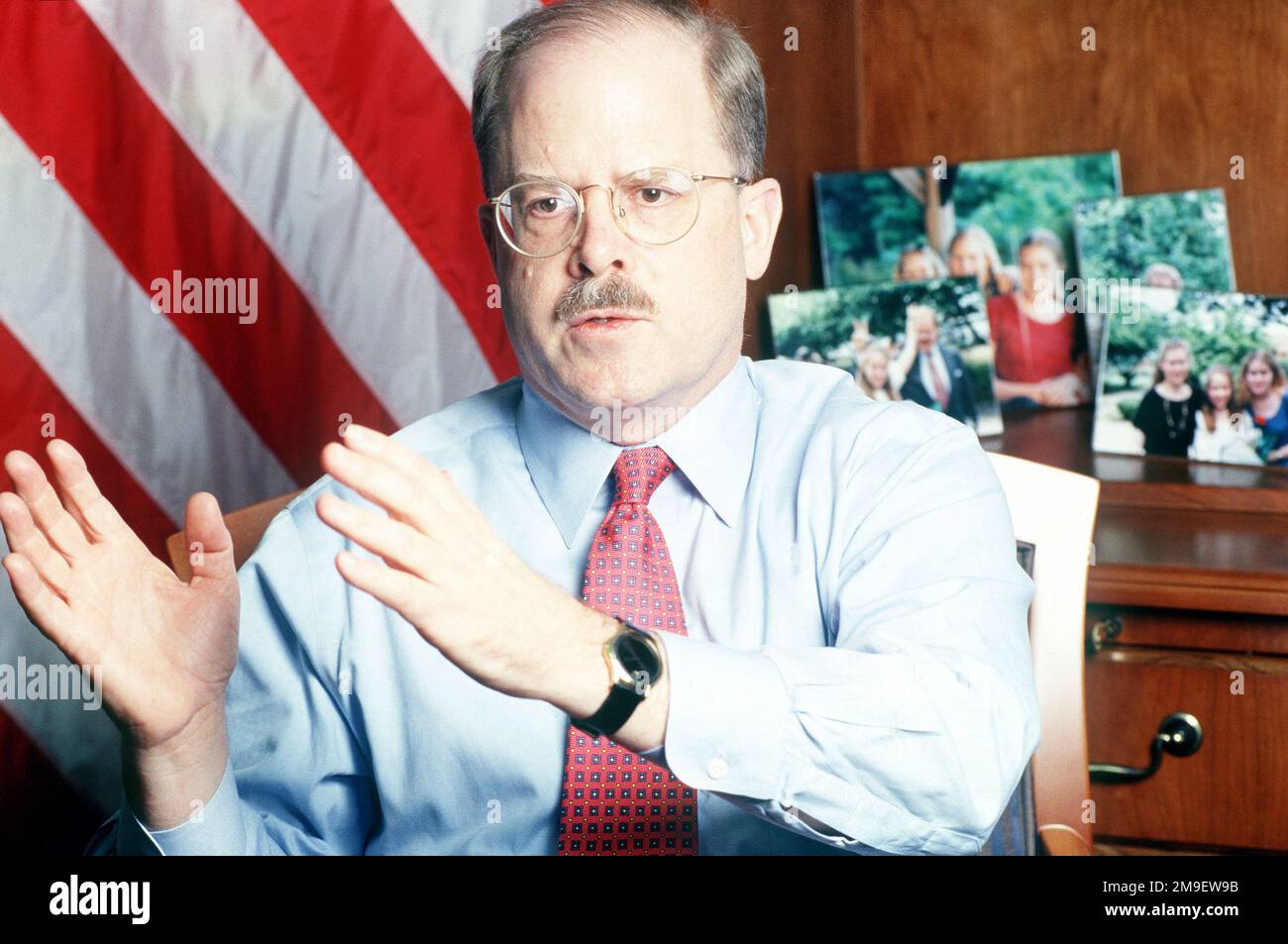 Secretary of the Air Force, F. Whitten Peters discusses Air Force ...