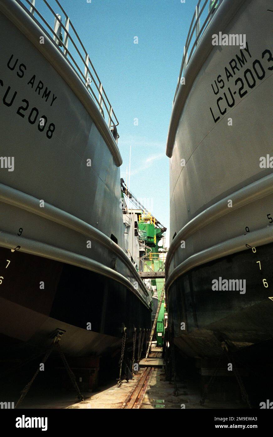 A view from the main deck of the Military Sealift Command's (MSC ...