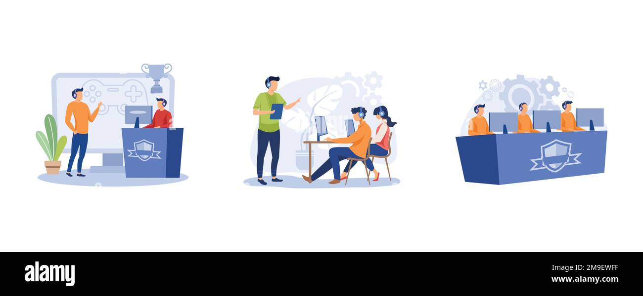 Video games. Esports coaching, player training, cybersport team ...