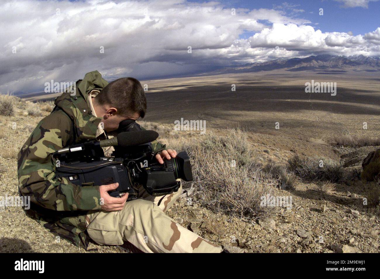 Right side profile medium close-up shot as US Air Force STAFF Sergeant ...