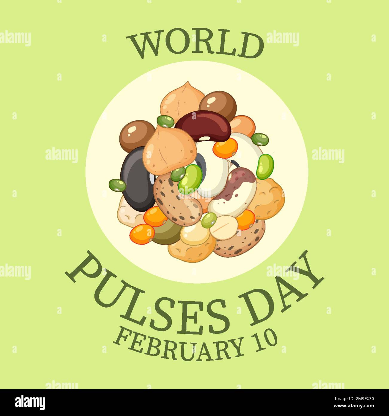 World Pulses Day Banner Design illustration Stock Vector Image & Art ...
