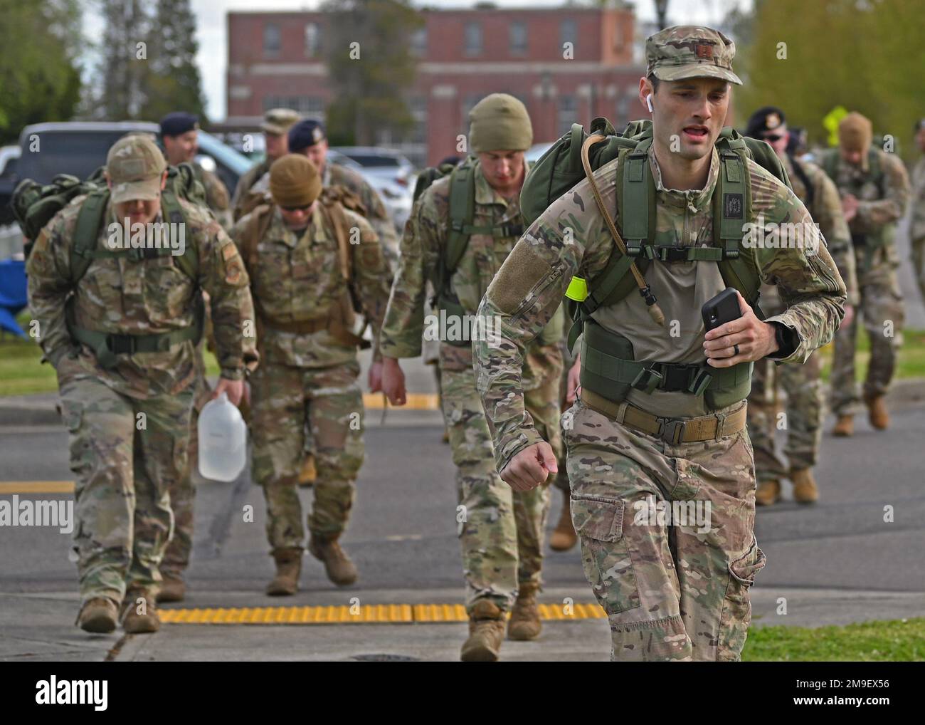 U.S. Air Force Capt. Mason Smiedendorf, operations officer with the 627th Security Forces ...