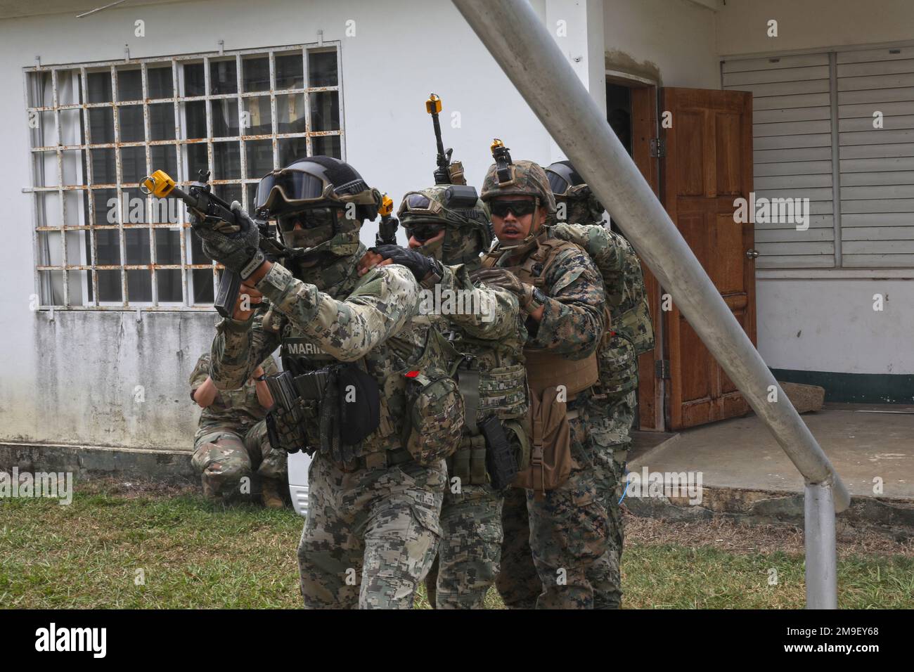 Belize Defense Force, Meixcan Marines, and US Marines conduct ...