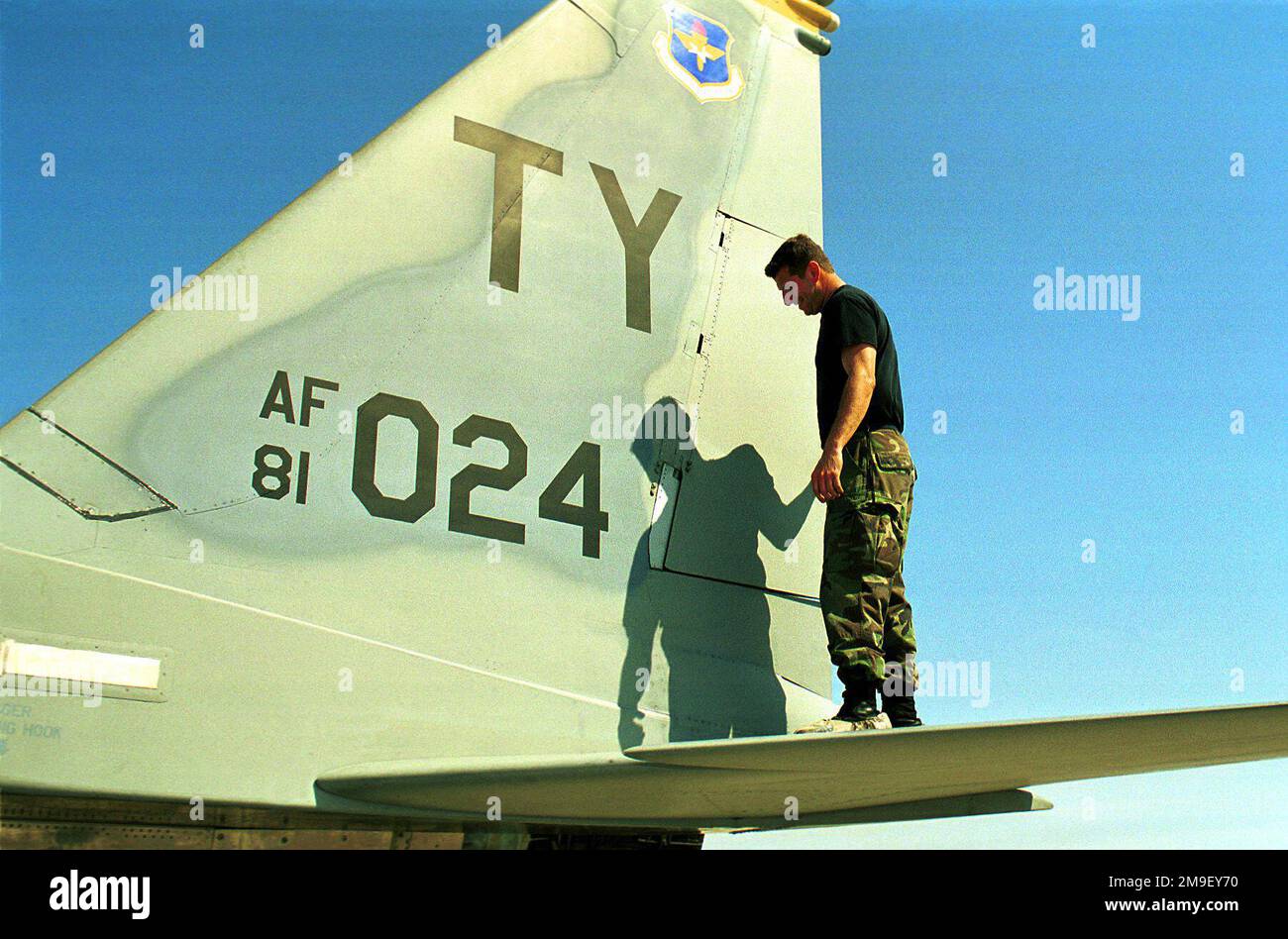 US Air Force SENIOR AIRMAN Kevin Soucie, a 2nd Fighter Squadron ...