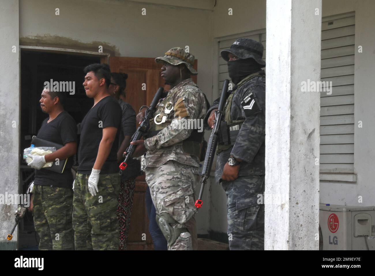 Belize Defense Force, Meixcan Marines, and US Marines conduct ...