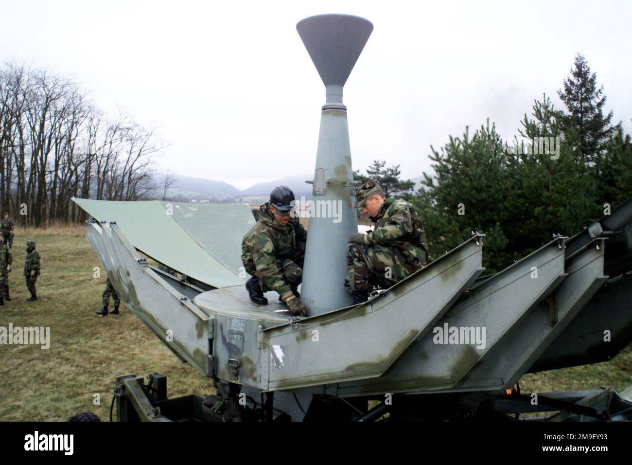US Air Force SENIOR AIRMAN Sean Rawles (left), 606th Air Control ...