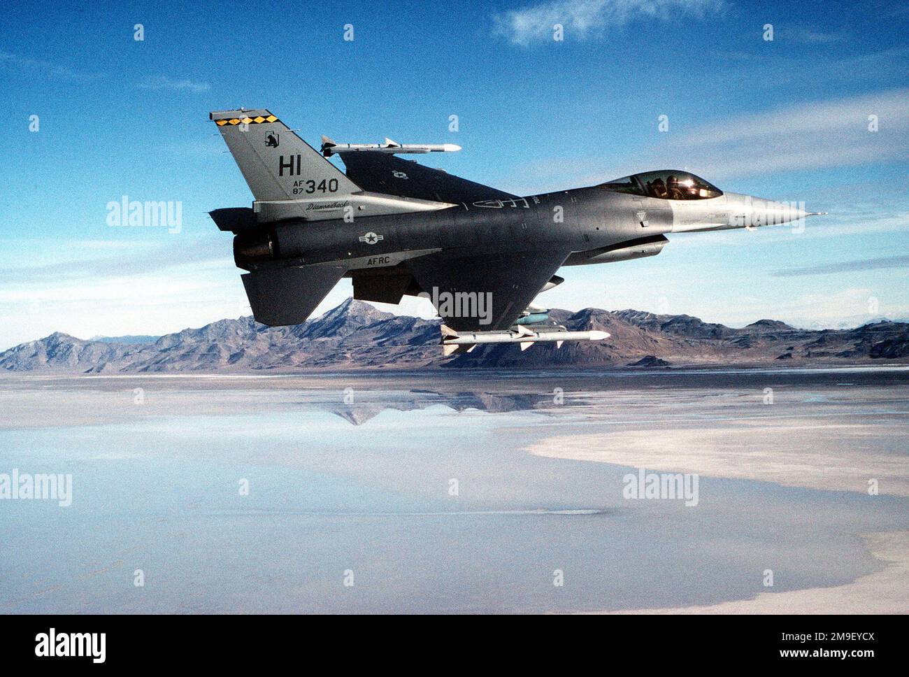 A 419th Fighter WIng (466th Figher Squadron) "Diamondback" F-16C ...