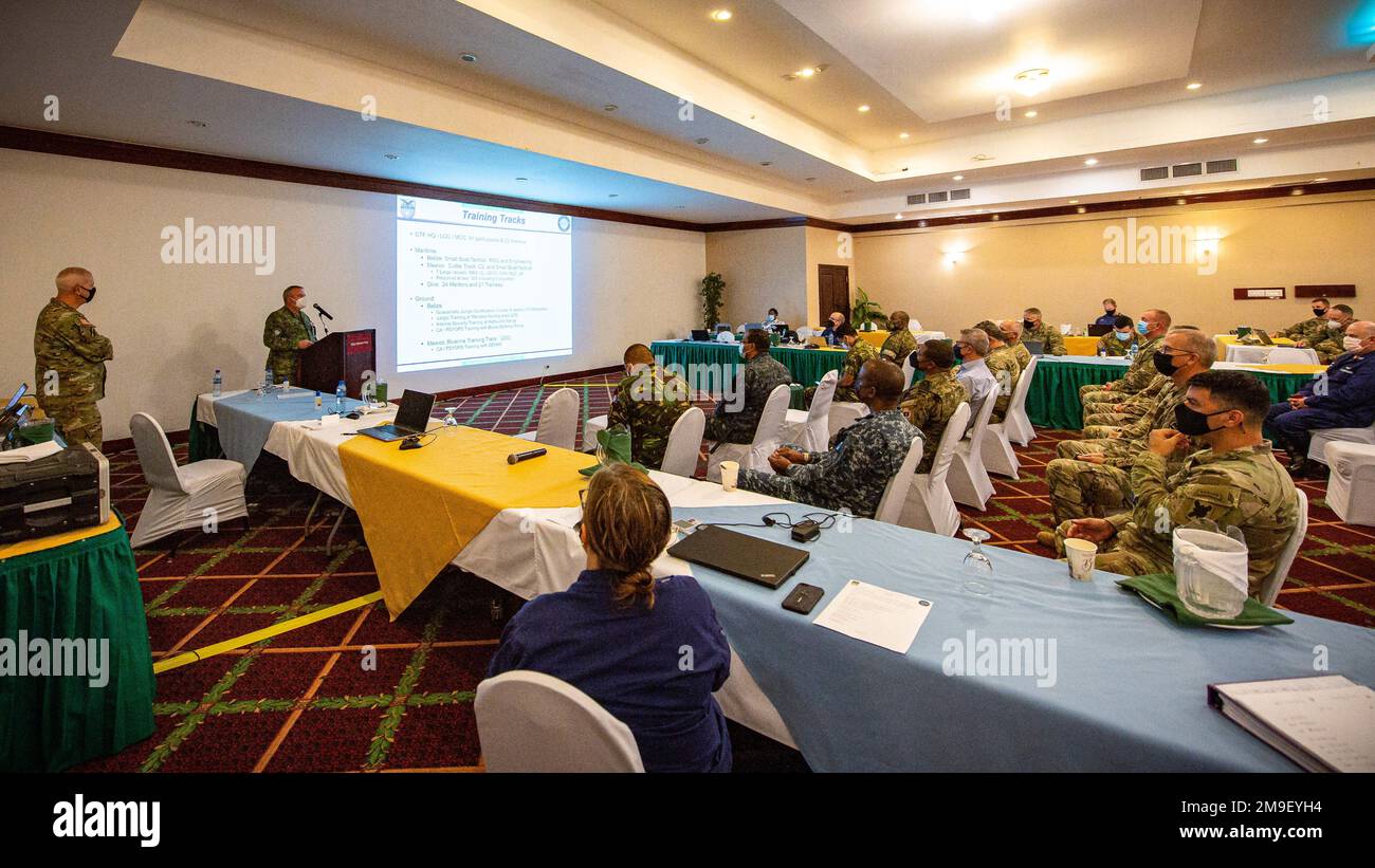 Lieutenant Colonel Stephen Hale briefs distinguished visitors of ...