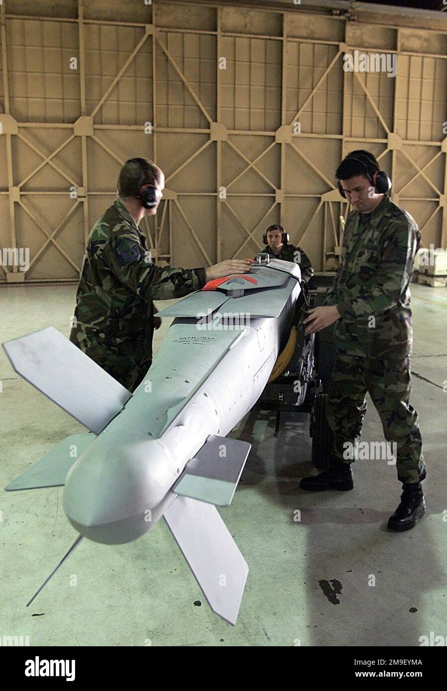 Straight on medium shot as USAF Technical Sergeant Richard Stover (in ...