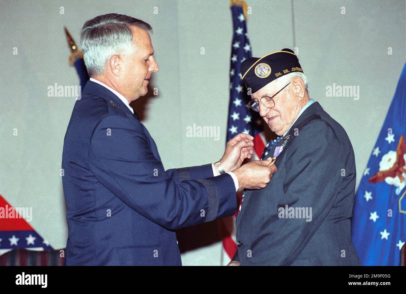 Medium profile shots of USAF Brigadier General Paul J. Fletcher ...