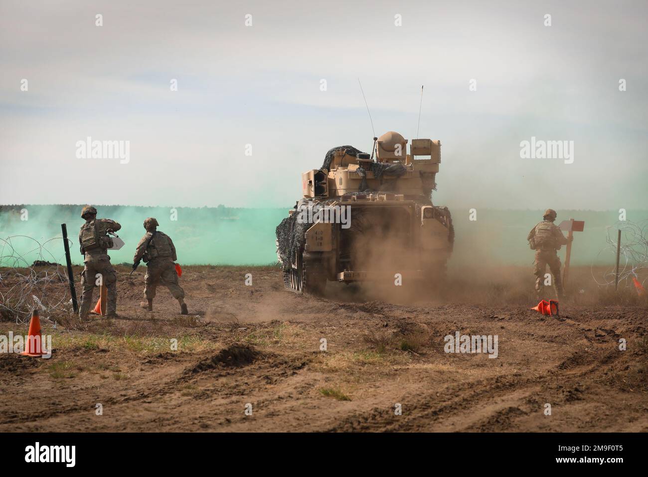 U.S. Army sappers assigned to the 1st Battalion, 8th Infantry Regiment ...