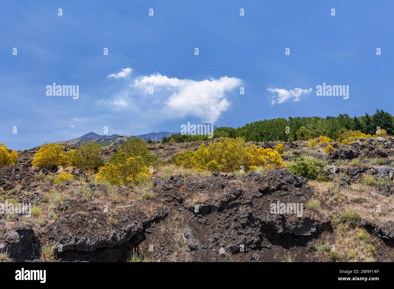 View of Mount Etna, Europe’s highest volcano Stock Photo - Alamy