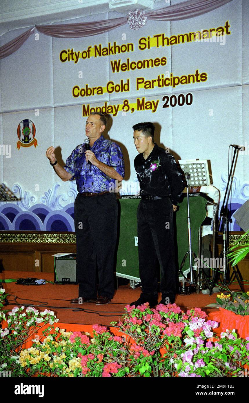 US Marine Corps Lieutenant General Hailston (Left), Commanding General ...