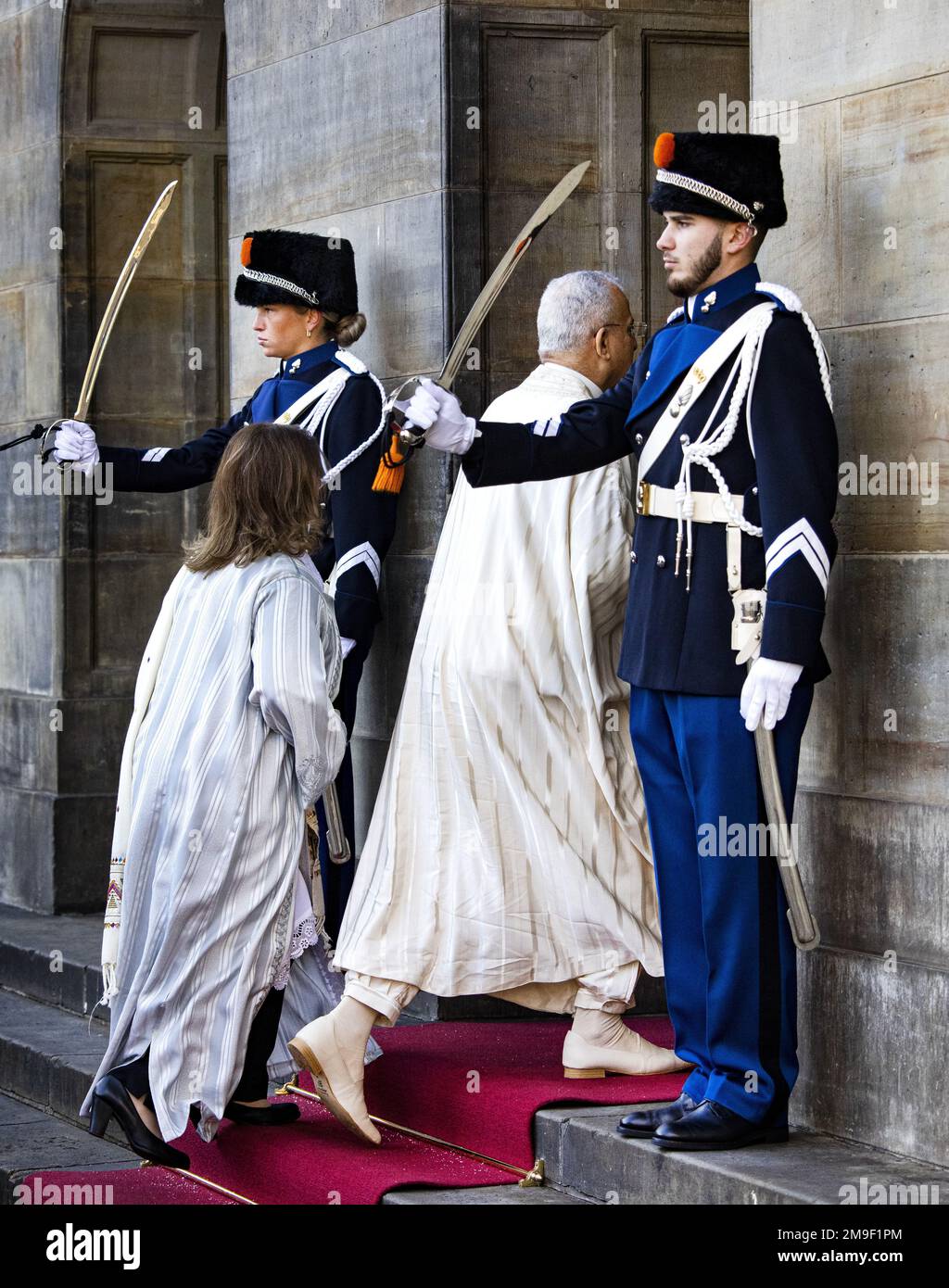 Amsterdam, Netherlands. 18th Jan, 2023. AMSTERDAM - A foreign diplomat ...