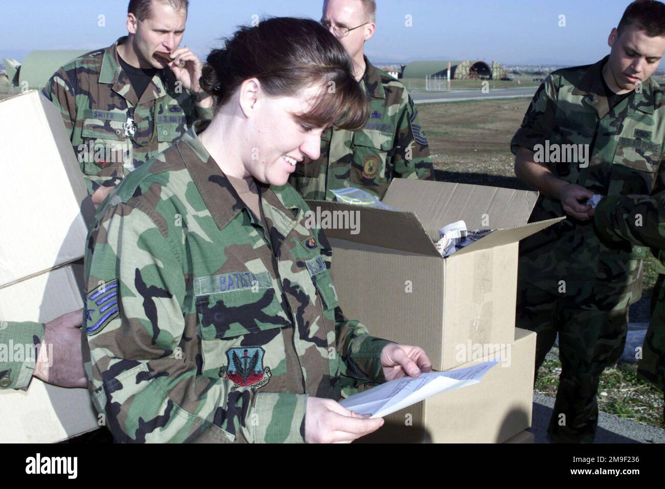 US Air Force STAFF Sergeant Penny Batista, an electrical technician for ...