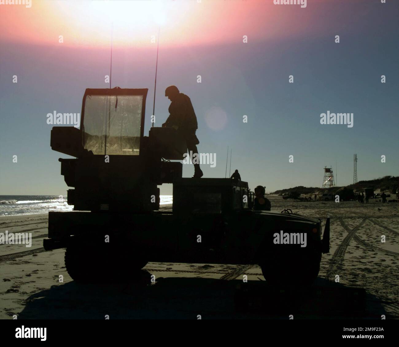 With The Days Light Drawing To A Close The Marines Of 2d Low Altitude