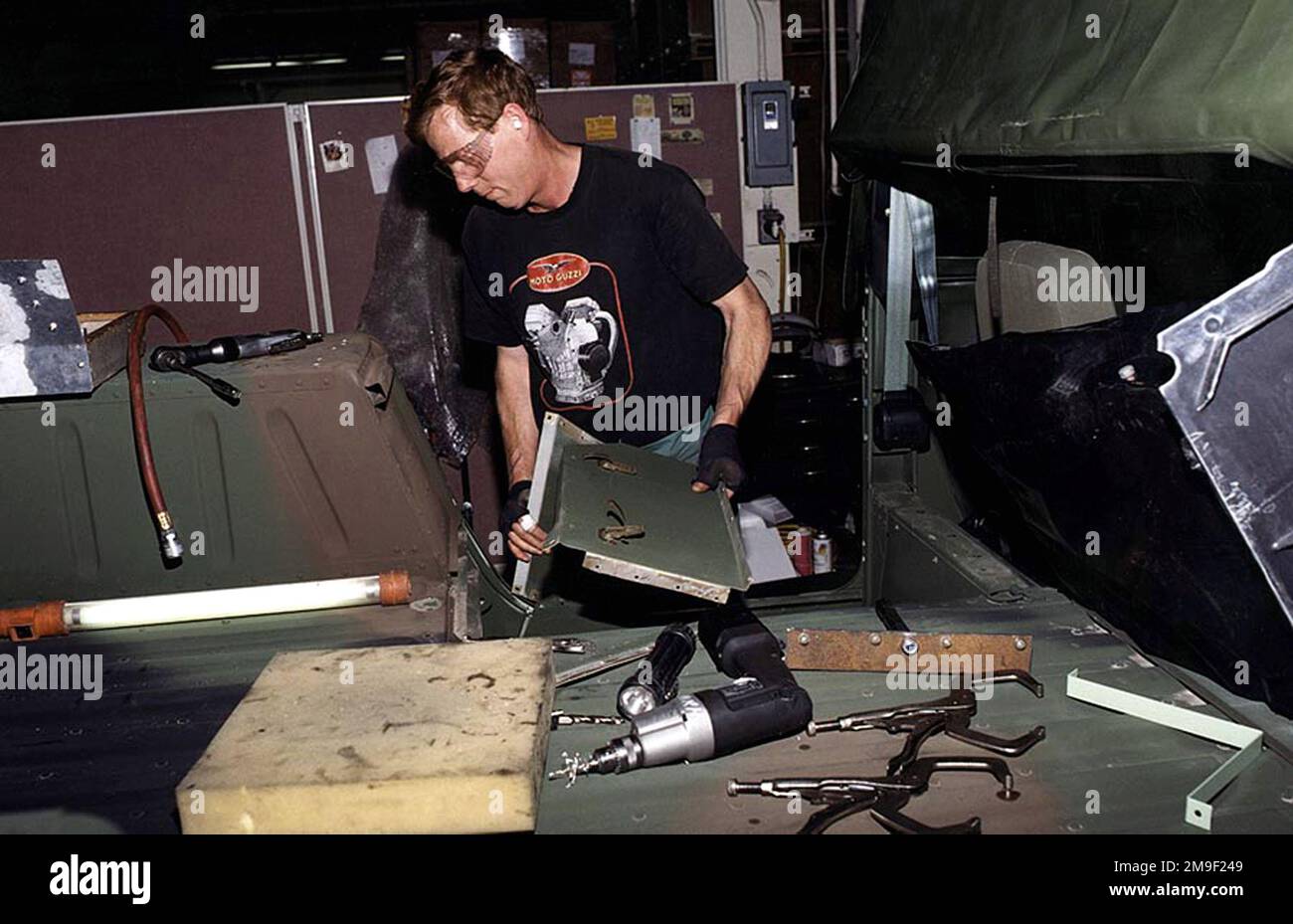 Mark HHigh-Mobility Multipurpose Wheeled Vehicle (HMMWV) into a Contact ...