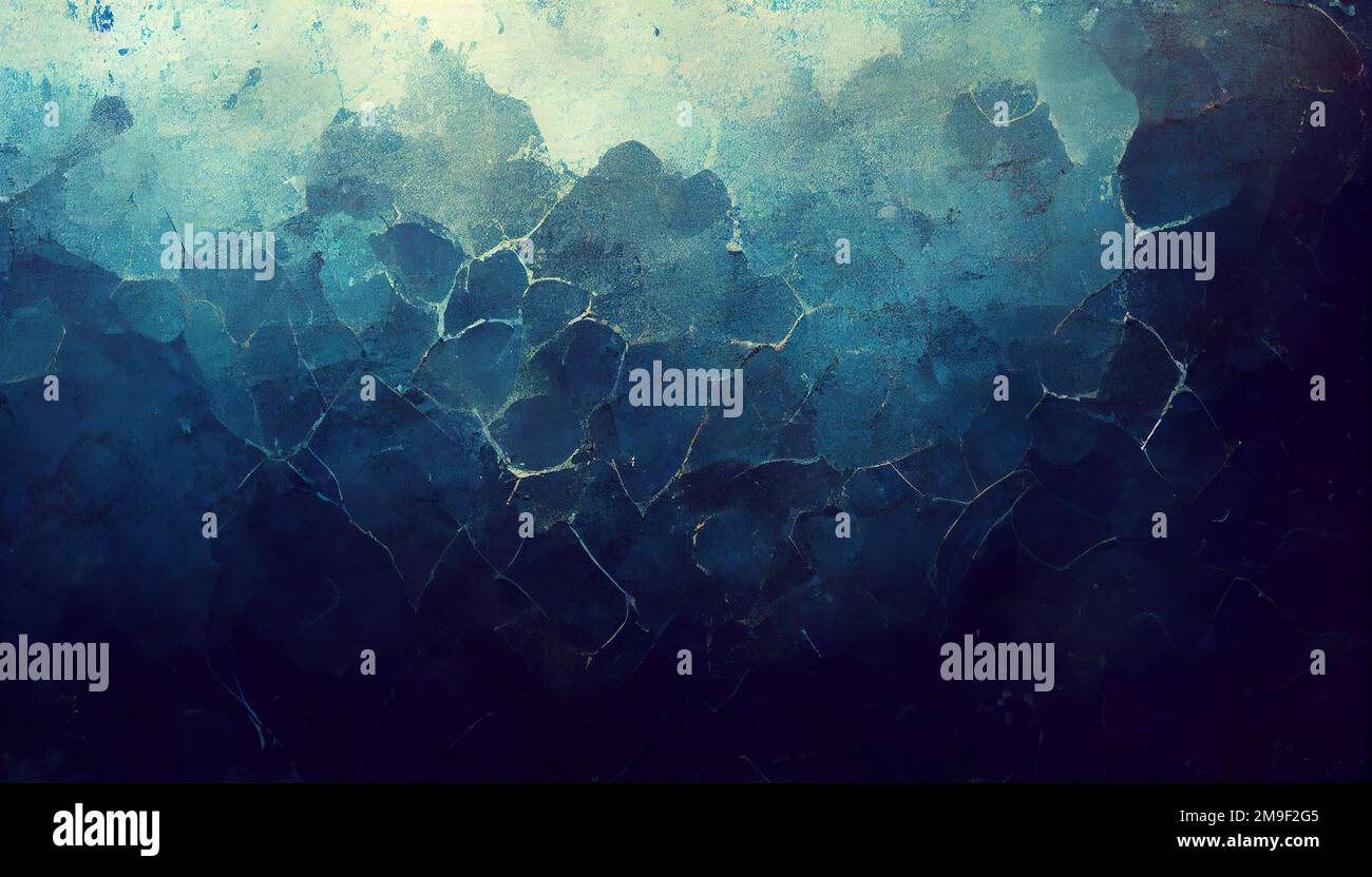 A blue weathered wall texture with cracked paint Stock Photo - Alamy