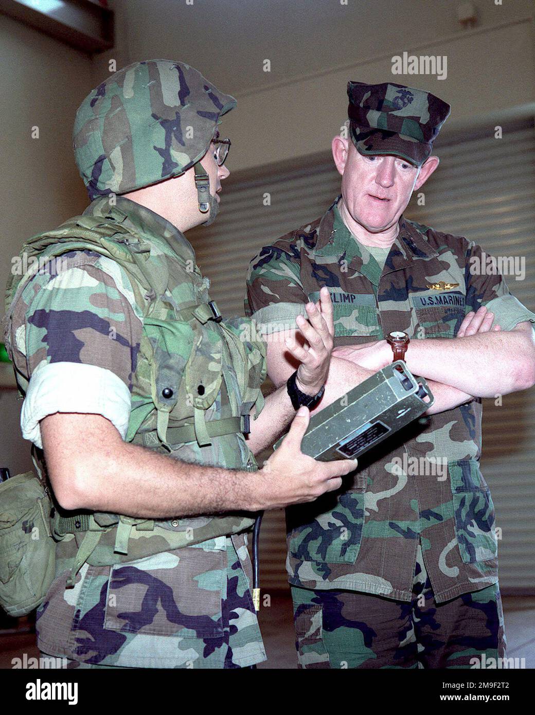 US Marine Corps Lieutenant General (LGEN) Jack W. Klimp, Deputy ...