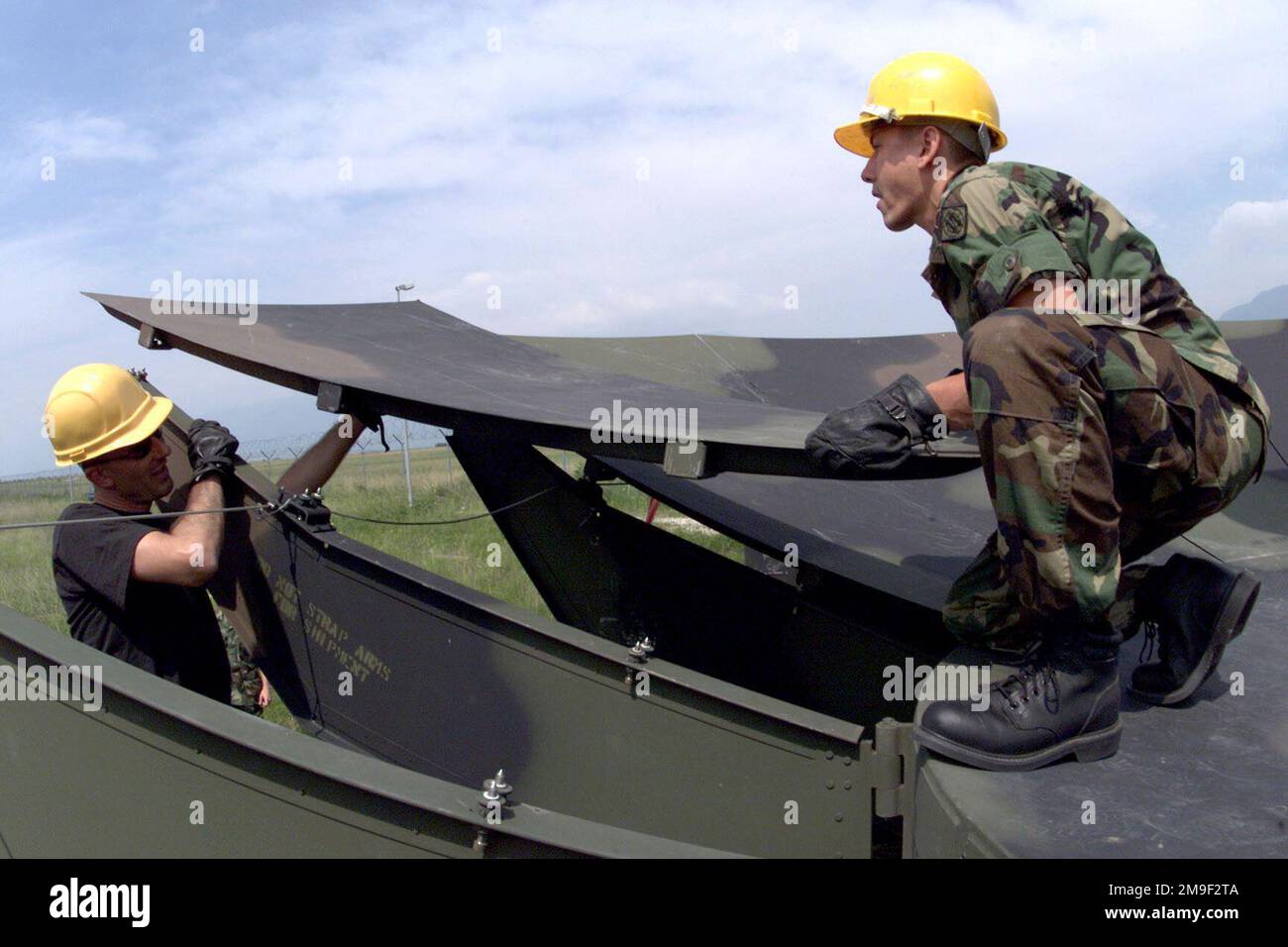 US Air Force STAFF Sergeant Thomas A. Schell (Left), 31st ...