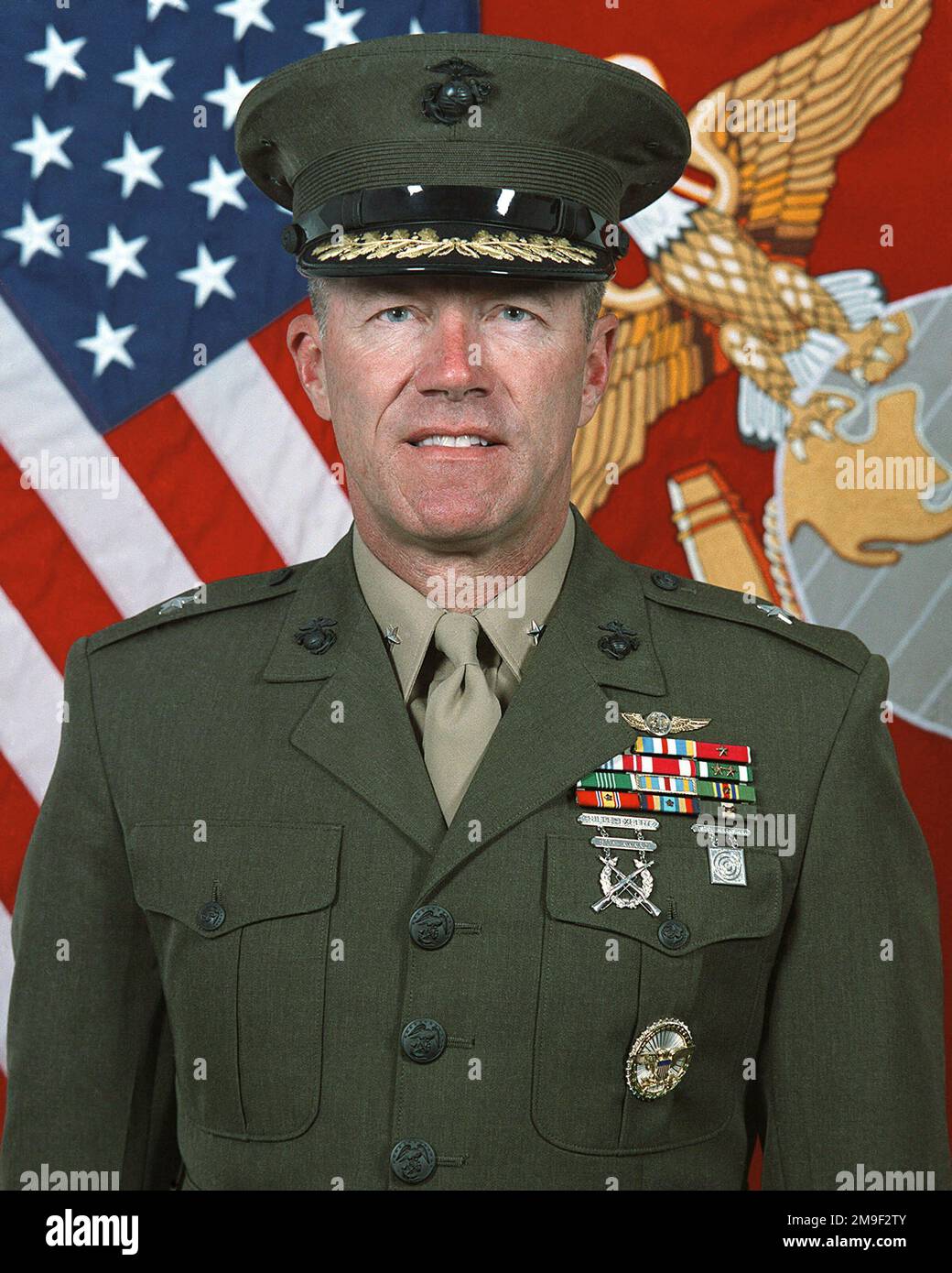 US Marine Corps Brigadier General Cheney, Commanding General, Marine ...