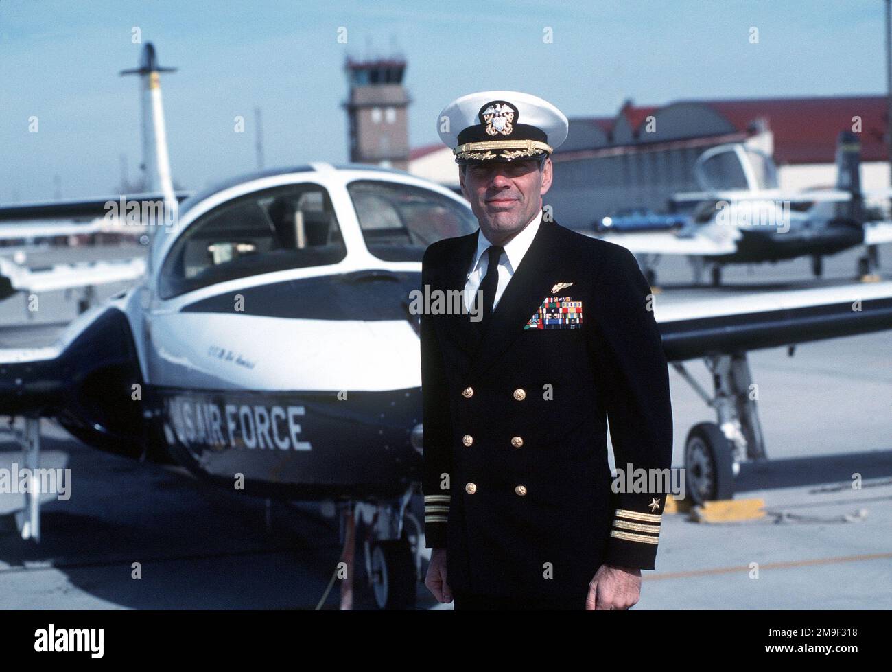 US Navy Commander Larry "Splash" Coy the 8th Flying Training Squadron's ...