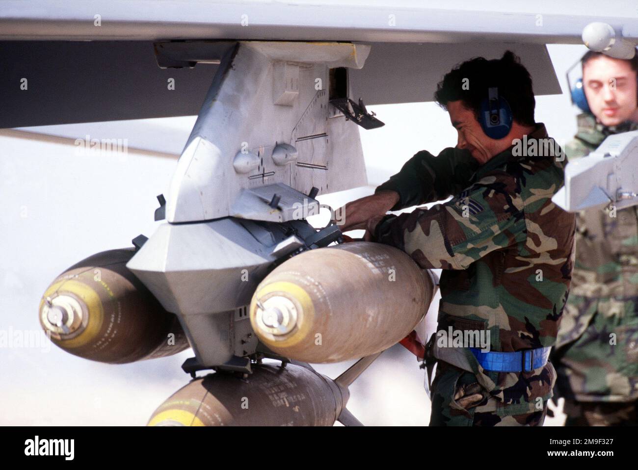 US Air Force SENIOR AIRMAN Troy Drasher assigned to the 8th Fighter ...