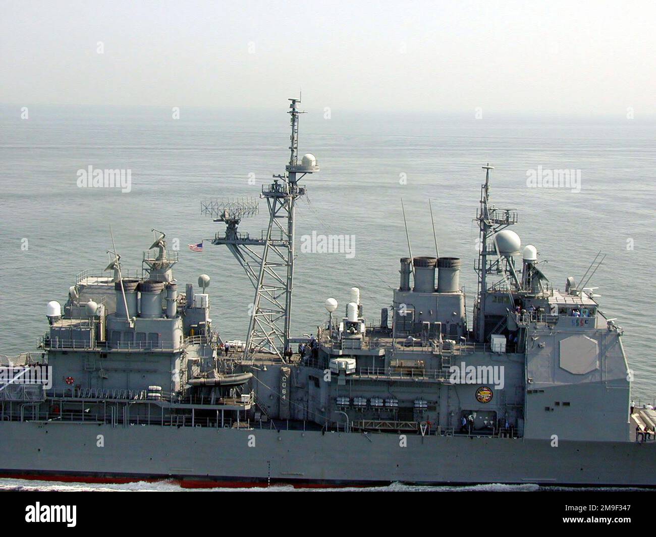 (5)....Starboard beam view of the amidships section of the guided ...