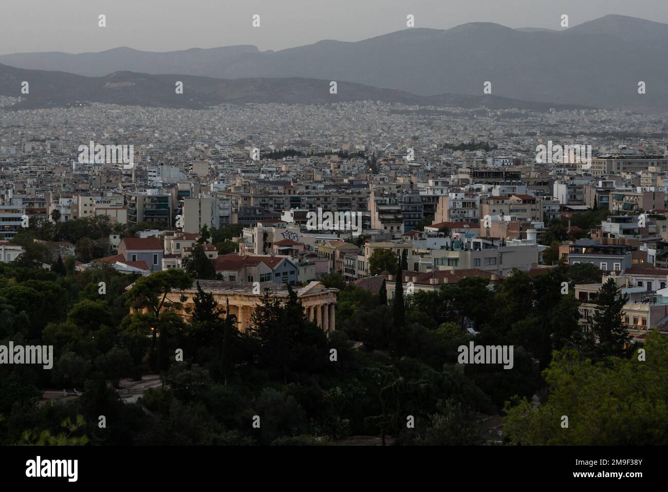 A beautiful view of Athens cityscape Stock Photo - Alamy