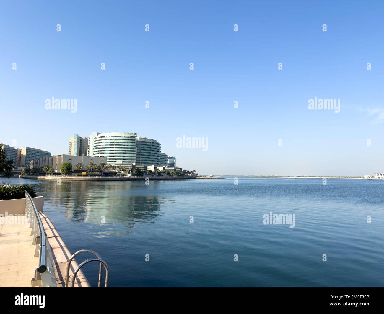 The Al Muneera community in Al Raha Beach development , Abu Dhabi Stock ...