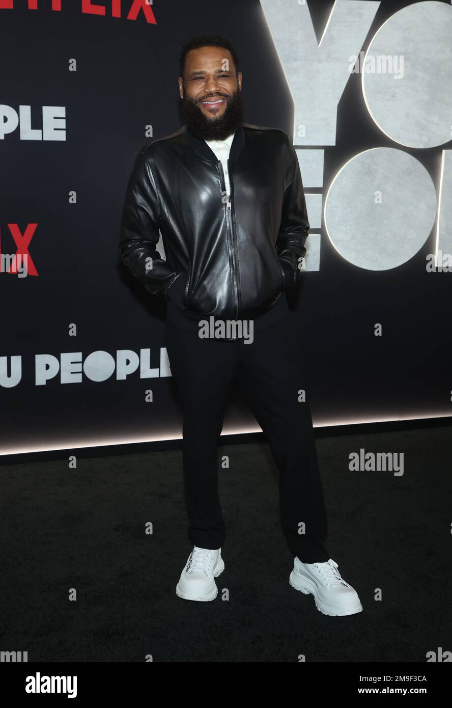 17 January 2023 -Los Angeles, California - Anthony Anderson. Los ...