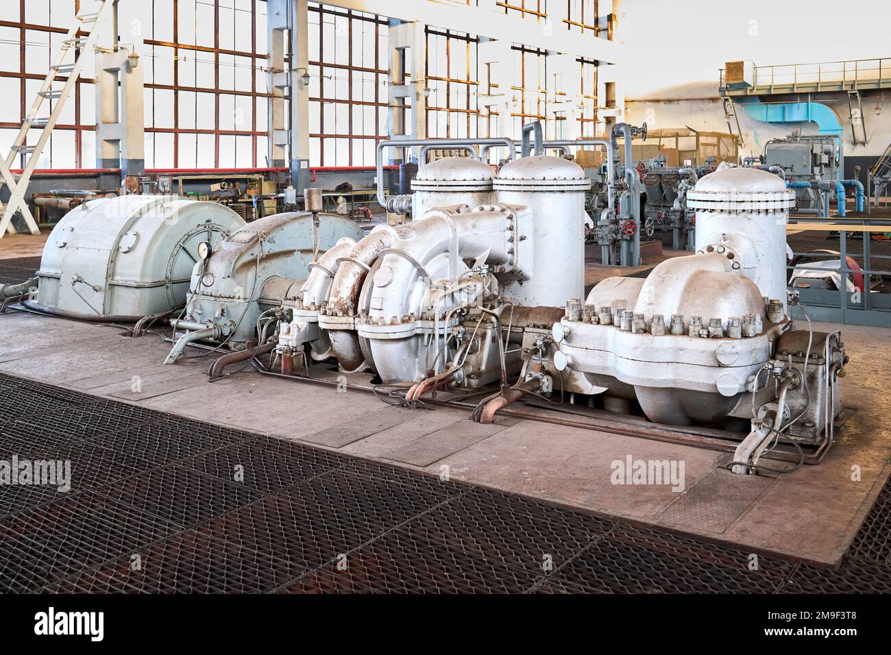 Compression department machinery. Chemical industrial petrochemical ...