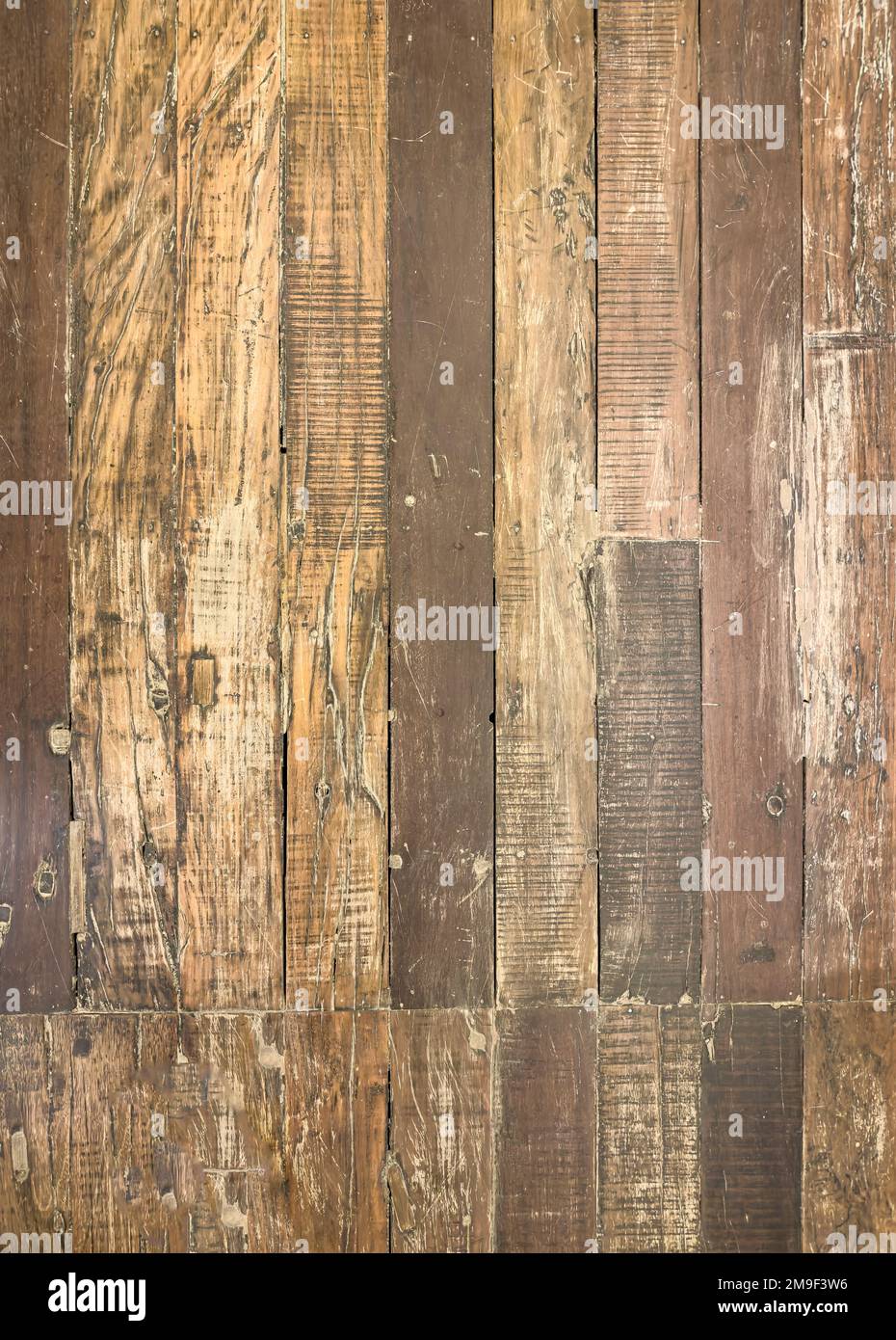 Distressed wooden timber floor background, high res Stock Photo - Alamy