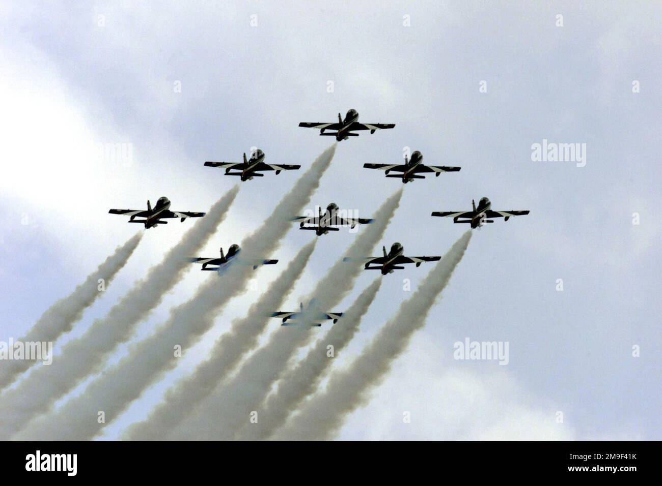 Frecce Tricolore, the Italian Air Force Aerobatic Team, does another ...