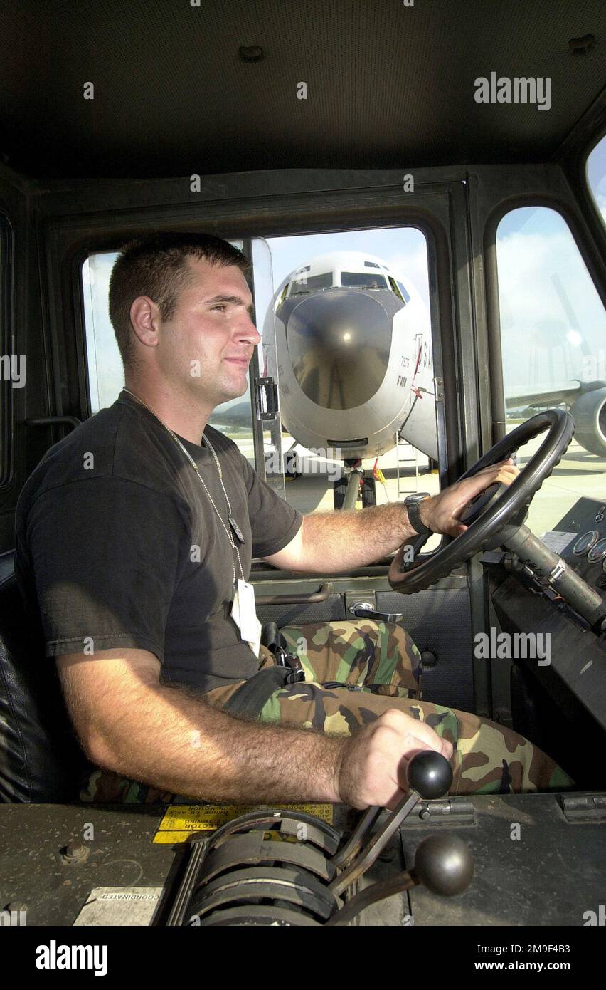 Right side profile medium close-up interior shot as US Air Force SENIOR ...